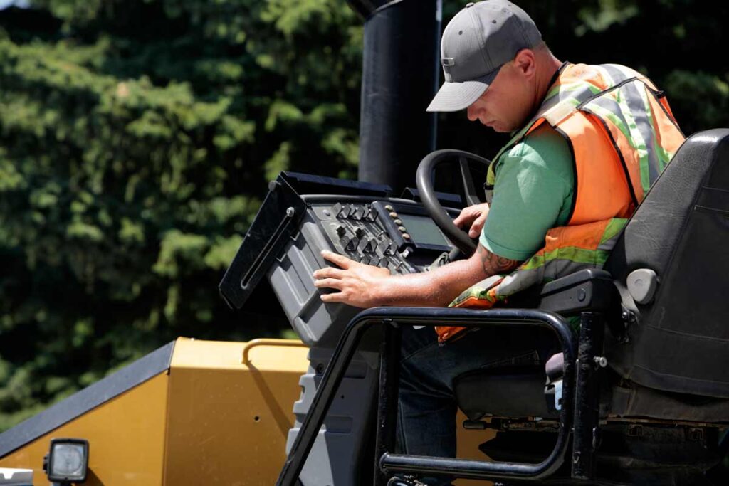 High Tech Asphalt Paving Control 2021 - Resource Erectors